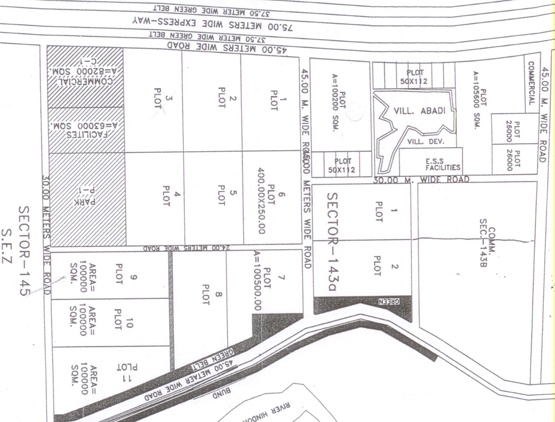 Sector-145 Noida Layout Plan HD Map Noida - Ecotech Industry ...
