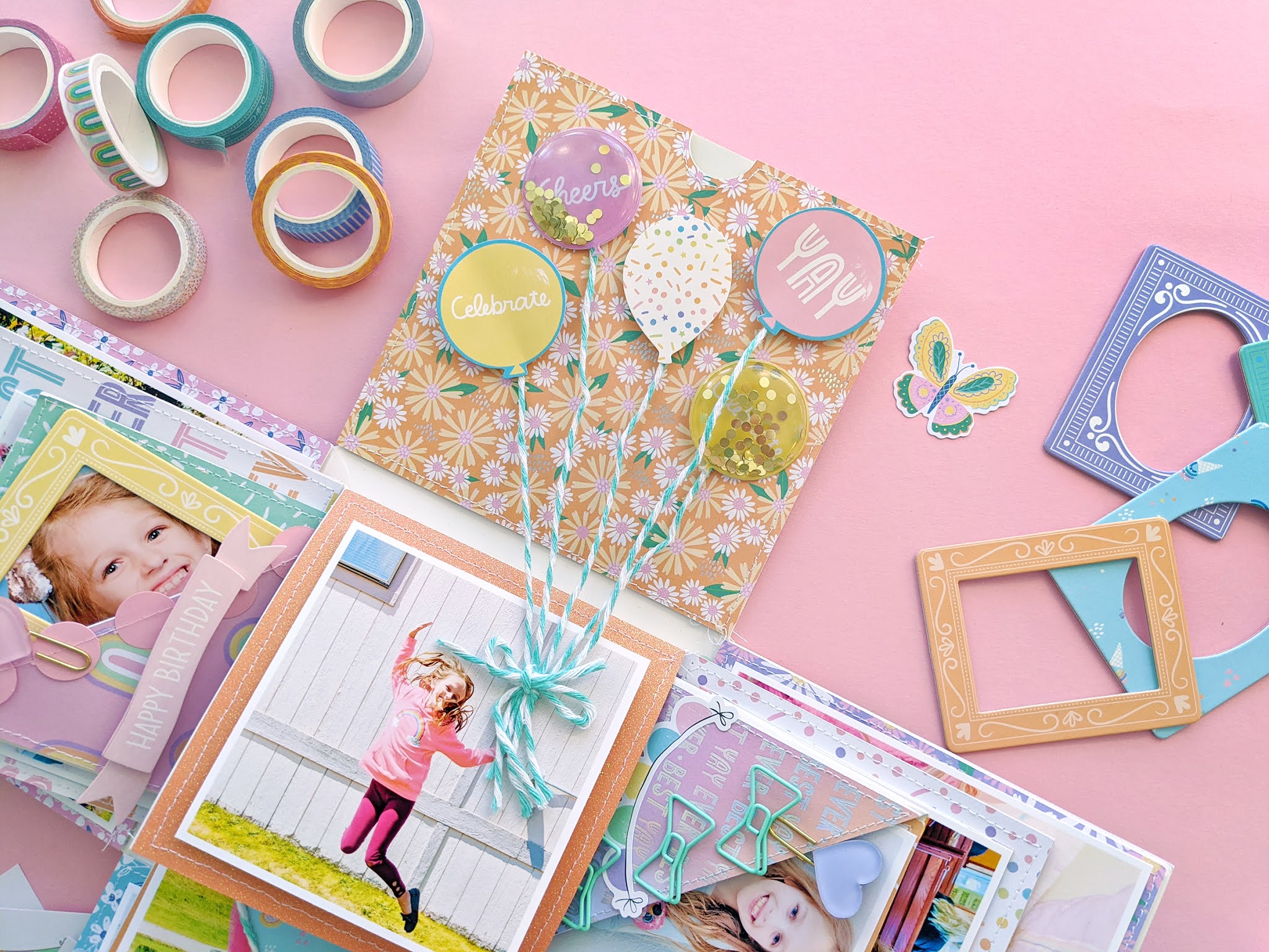 Birthday Memory Explosion Box Zoom Class with Michaels | Paige Taylor Evans