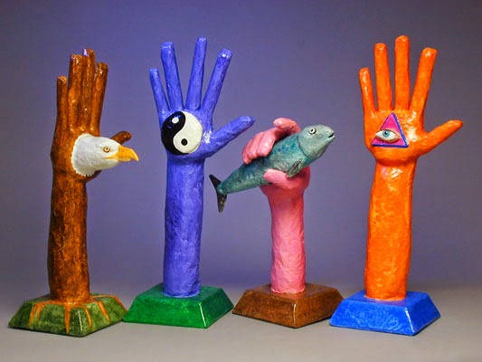 Tonns to do in ART!: Plaster Hand Sculpture