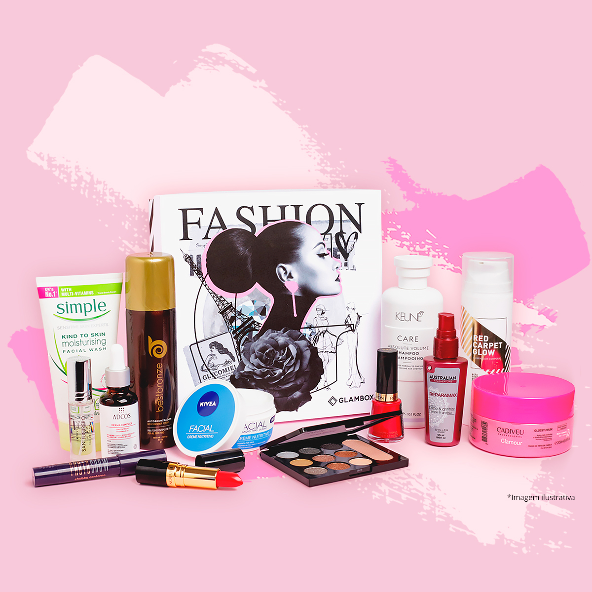 Plano Anual da Glambox R$80 OFF + Paleta de Corretivos