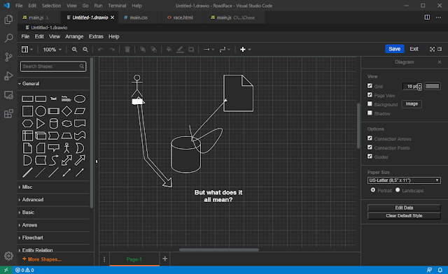 Fun with JavaScript: Draw diagrams in VS Code