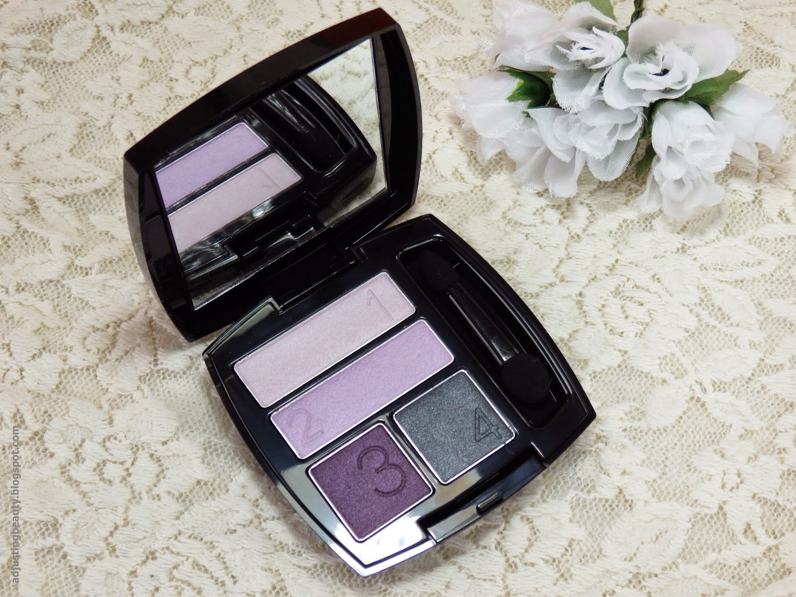 Review: Avon True Color Quad eye shadow palette (Purple Haze ...