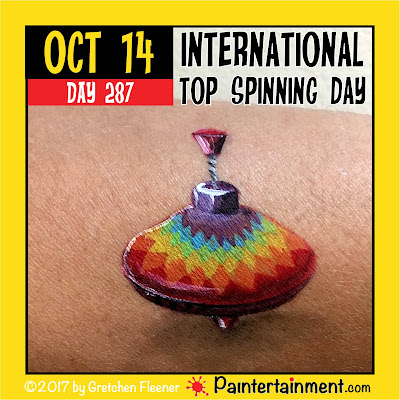 Celebrate Day 287: “International Top Spinning Day!” – Paintertainment