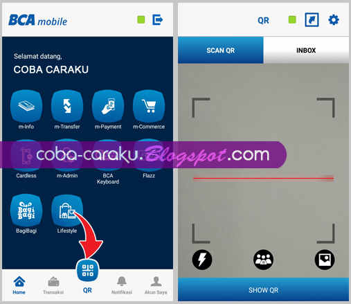 Cara Scan Pembayaran QRIS dari BCA mobile | Coba Caraku