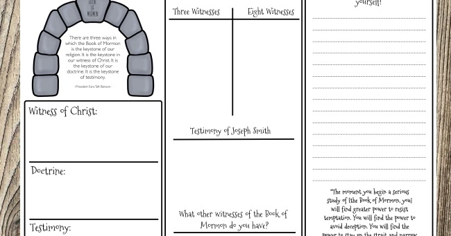Life's Journey To Perfection: Come, Follow Me Lesson Worksheet: The ...
