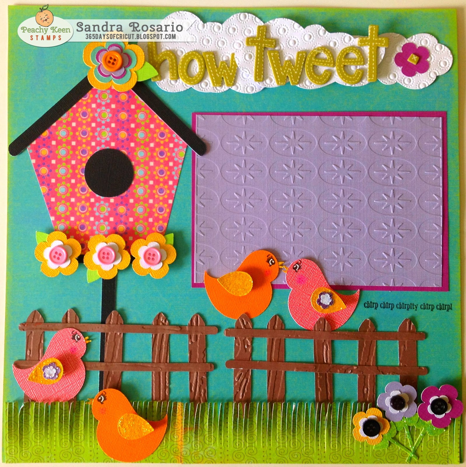 Pink Lulu Studio : #54 Tweet Birds Layout