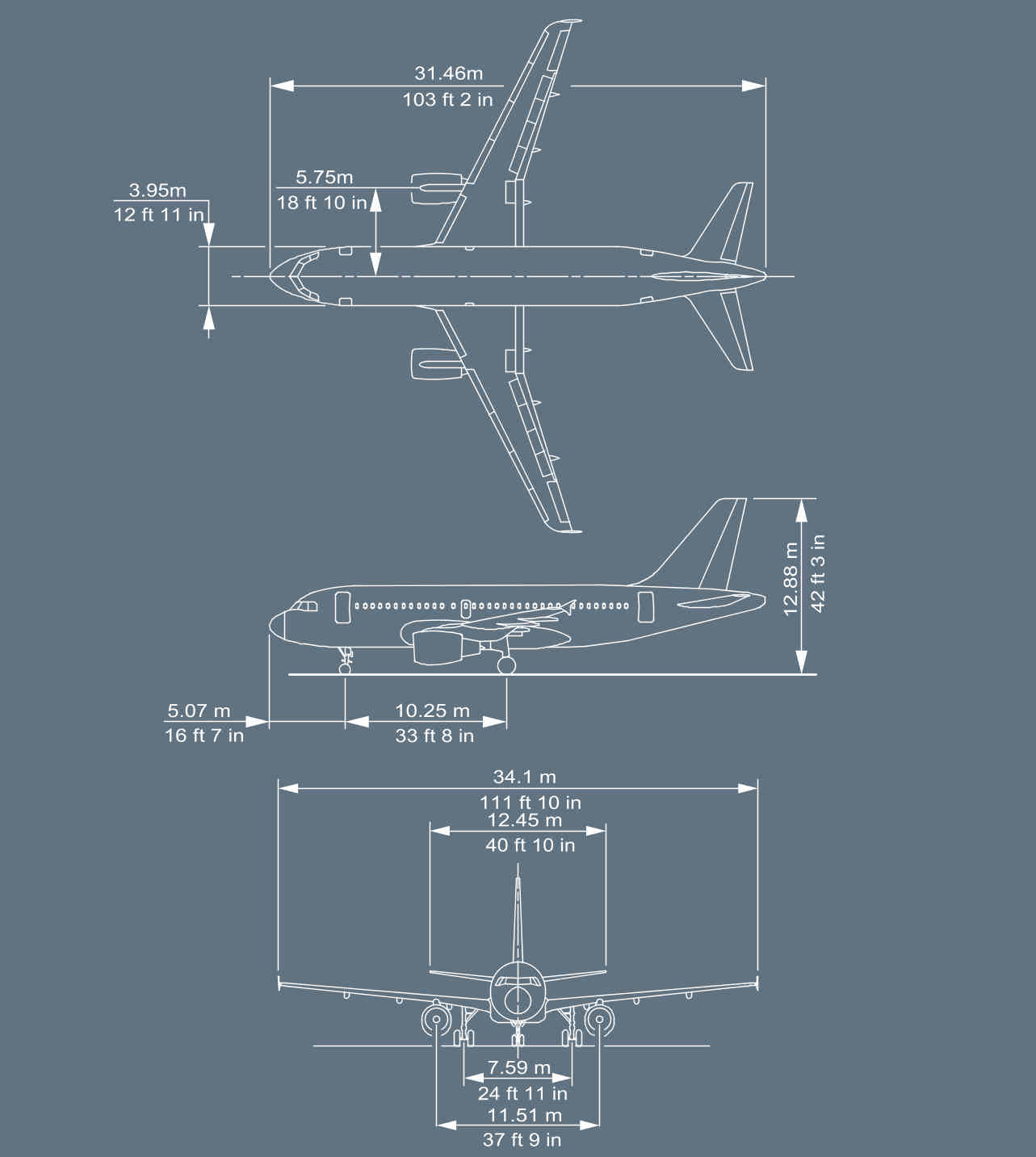 A320F technical description: AIRCRAFT GENERAL