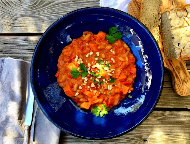 maja skorupska: Domodah, afrykański gulasz warzywny z masłem orzechowym ...