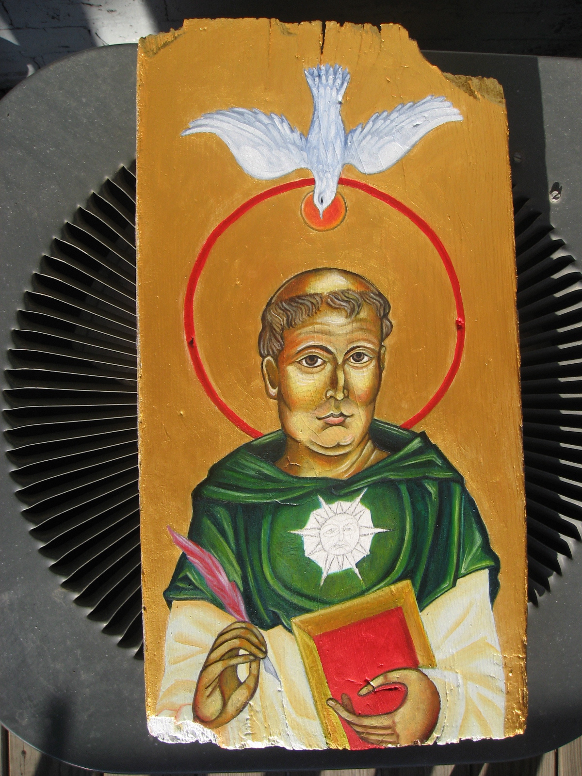 Beard of Moss: St. Thomas Aquinas Icon Progress