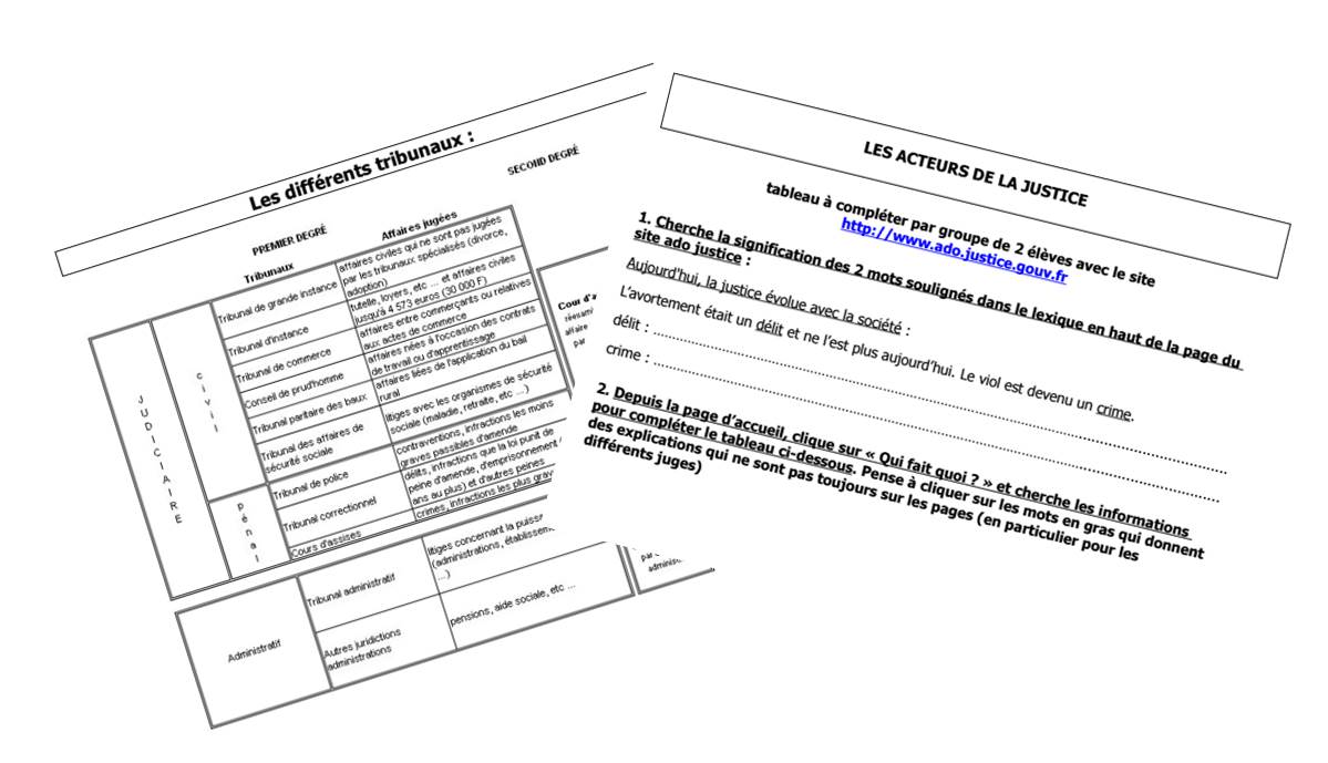 La Justice - séquence 4e segpa