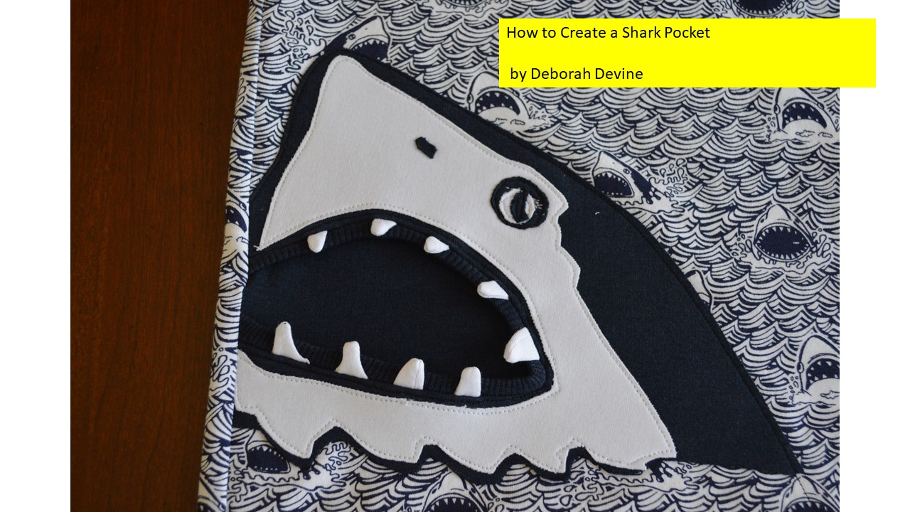 Sew Much To Give: How to Create a Shark Pocket on a Garment