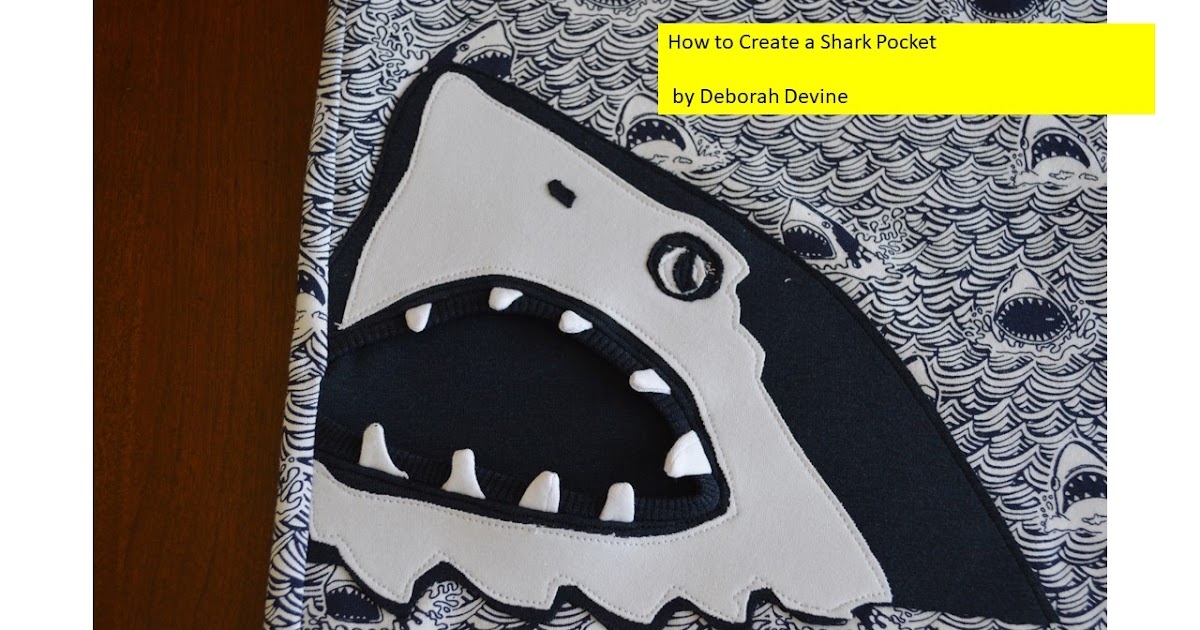 Sew Much To Give: How to Create a Shark Pocket on a Garment