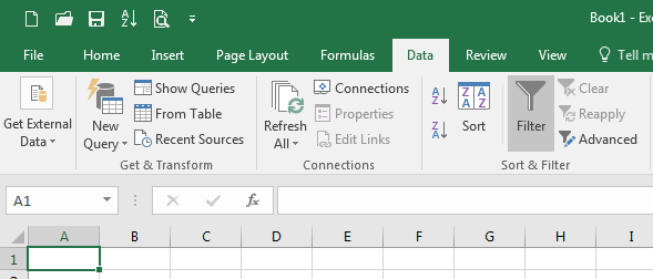 How to use filter in Excel?