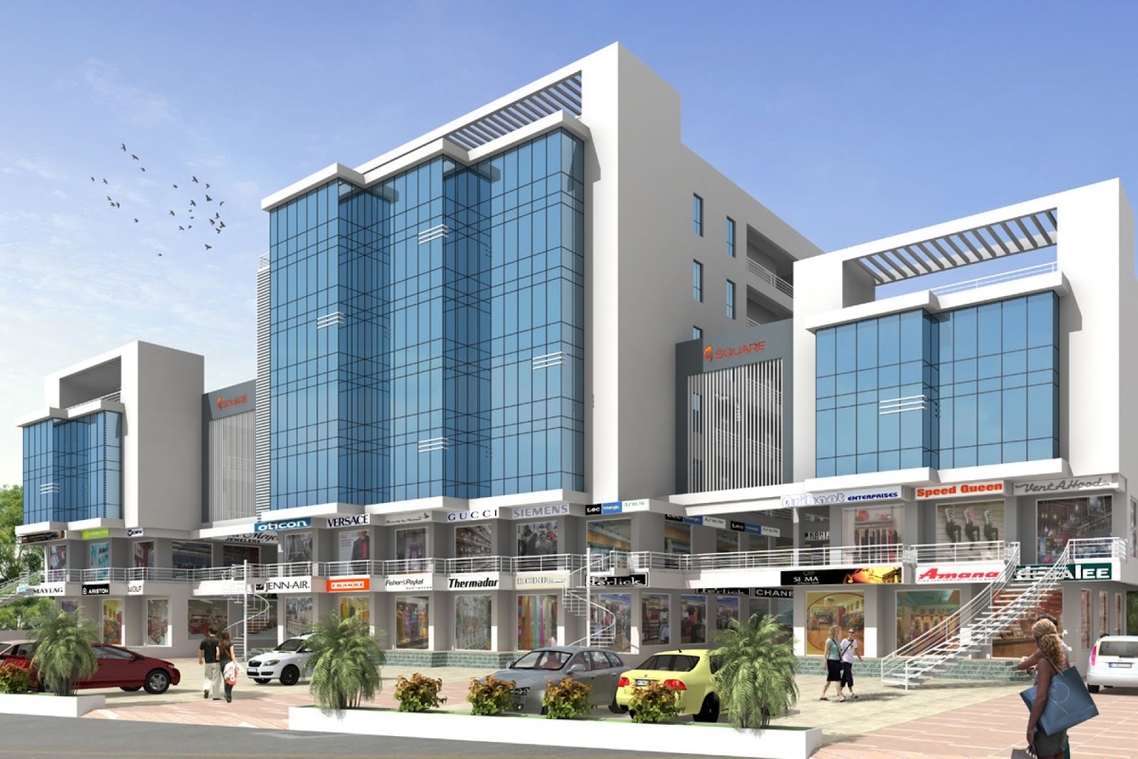Commercial building | 3D Architecture Visualizations