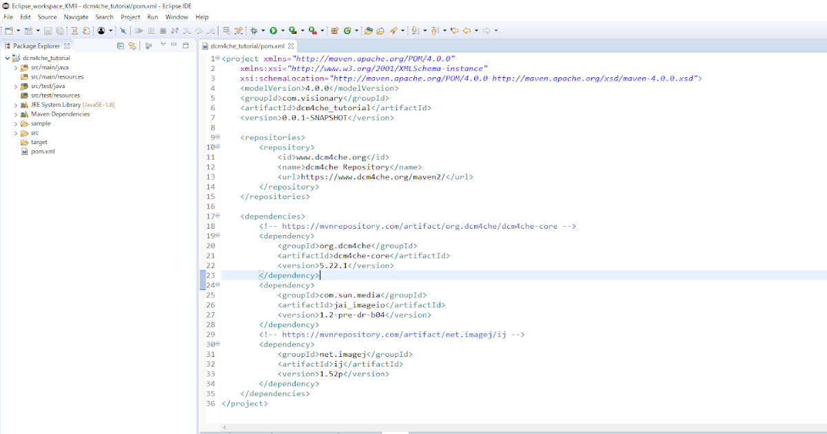 Pixel extraction using DCM4CHE