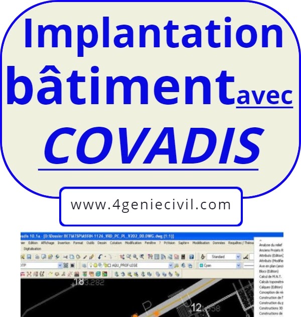 Comment implanter un bâtiment avec COVADIS