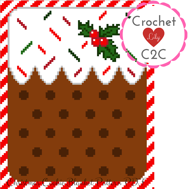 DIY Crochet Lily: [C2C Crochet] The Christmas gingerbread pattern C2C ...