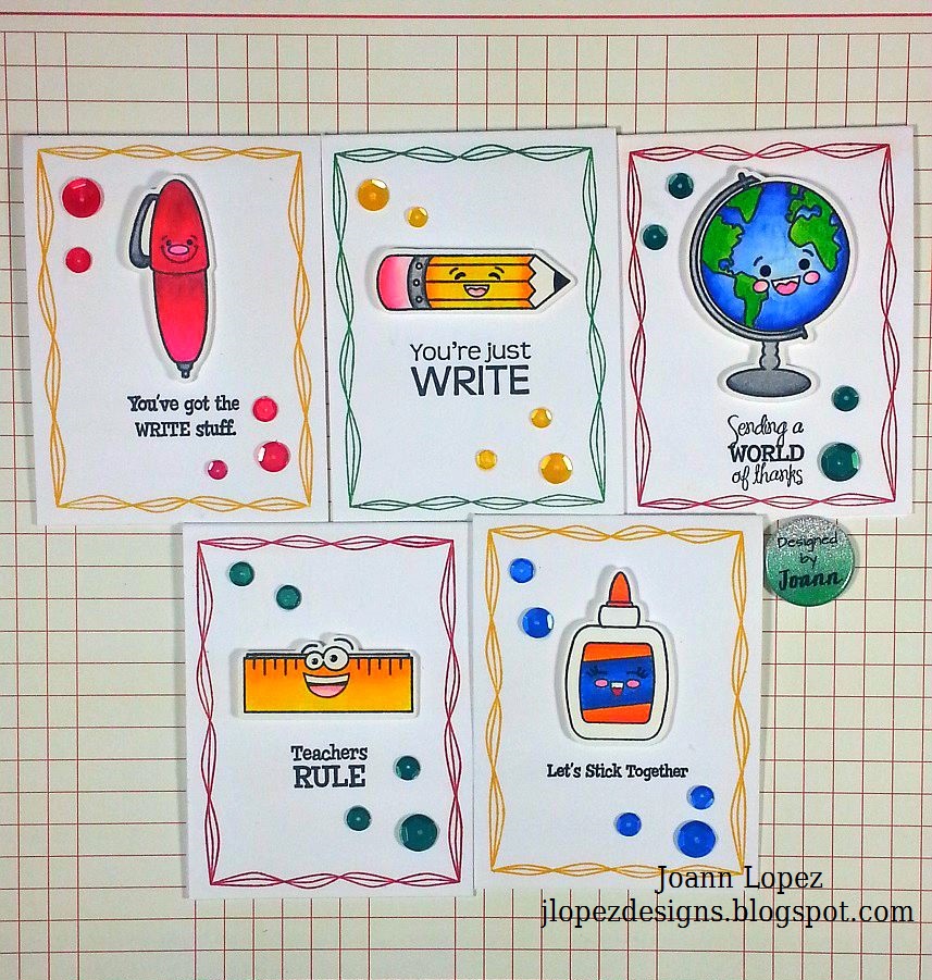 JLopez Designs: Mini Note Card Teacher Gift Set