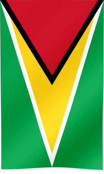 Flag of Guyana (GIF) - All Waving Flags