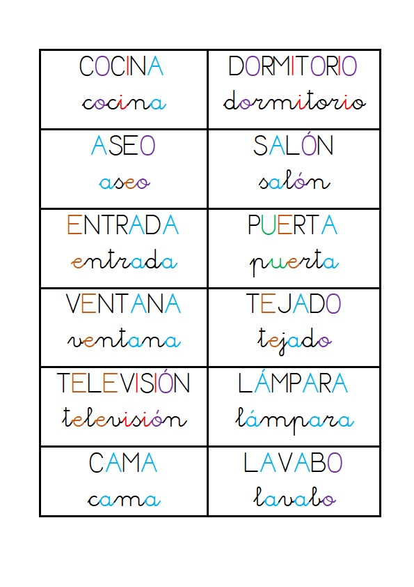 Cuaderno de vocabulario - INTELETANDO EN MI AULA