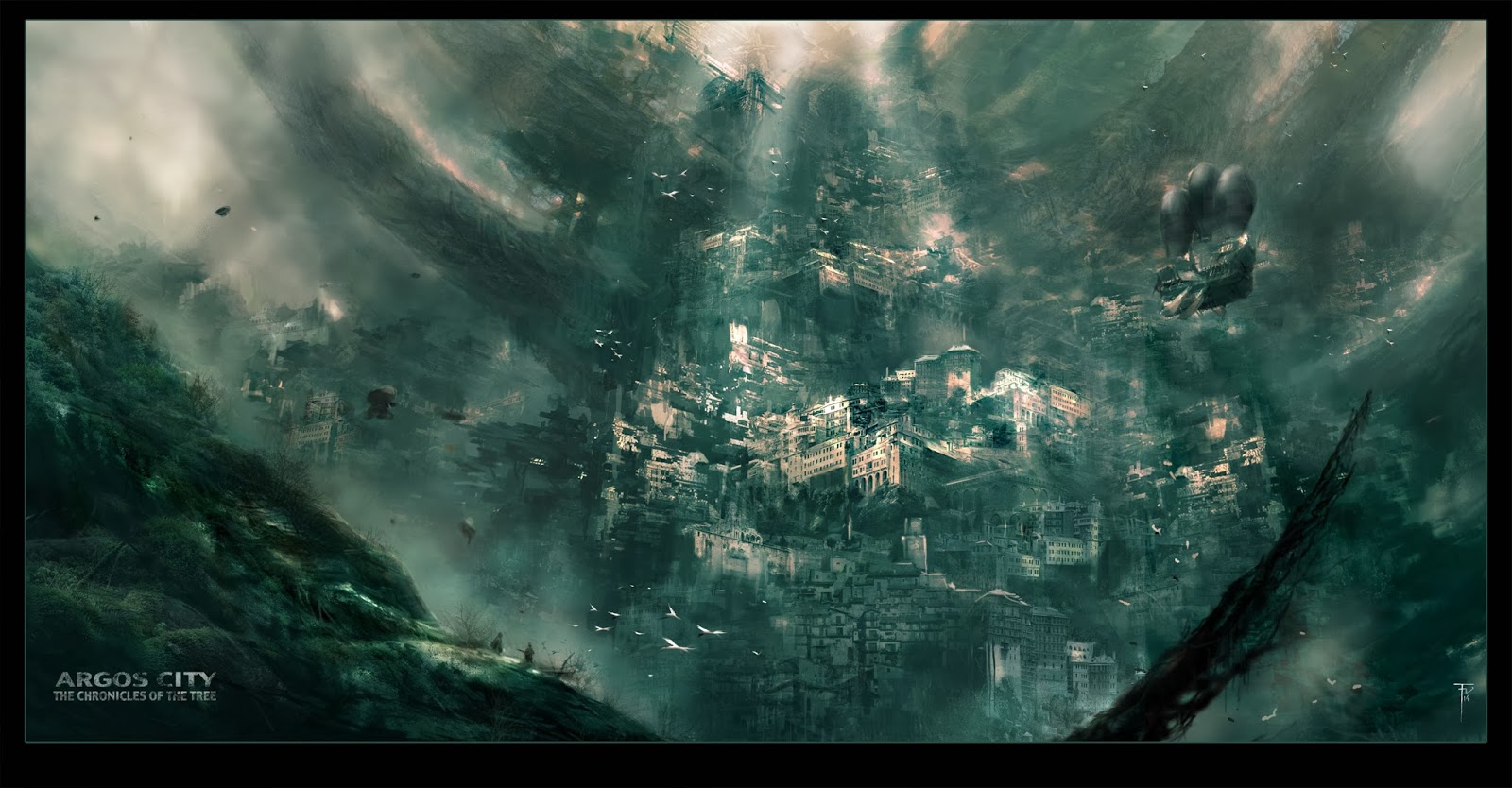 Galliano's Tower by Frank Victoria : r/ImaginaryLandscapes