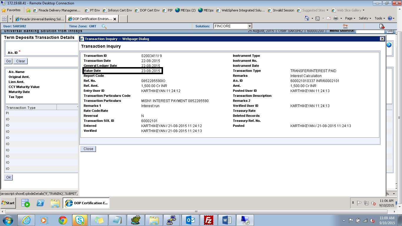 Solution For MIS TD SCSS Error Value Date Should Be Prior To The Solution For MIS TD SCSS Error Value Date Should Be Prior To The