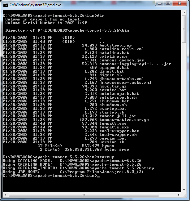 Technical Tips And Tricks: Tomcat 5.5 Setup on Windows 7