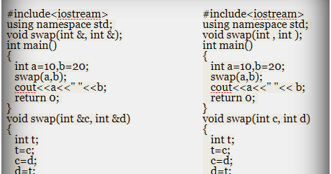 Call By Value & Call By Reference in C++.