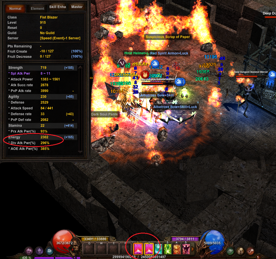 Cách tăng điểm Thiết Binh - Rage Fighter (RF) trong MU Online - Non ...