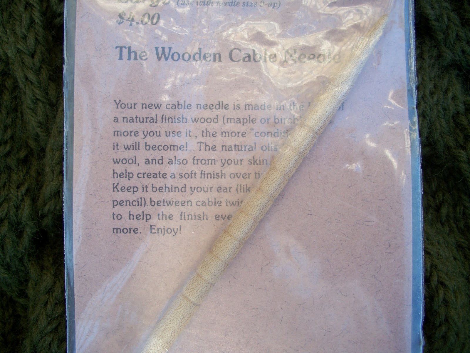 Bits and Pieces: Let's Talk about Cable Needle