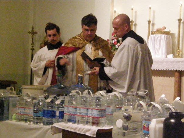 A Catholic Life: Blessing of Epiphany Water for the Vigil of Epiphany