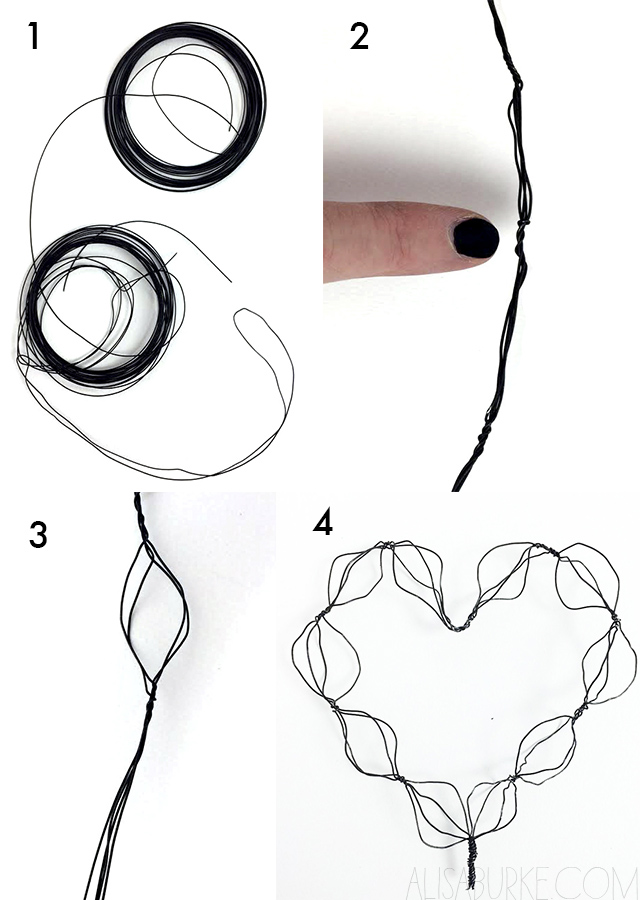 alisaburke: wire hearts