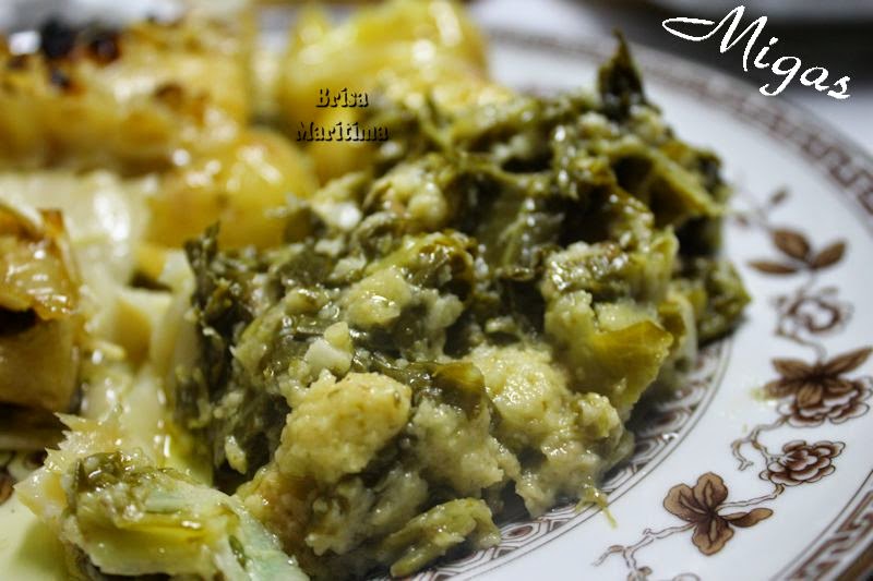 Brisa Maritima: MIGAS COM BROA E COUVE