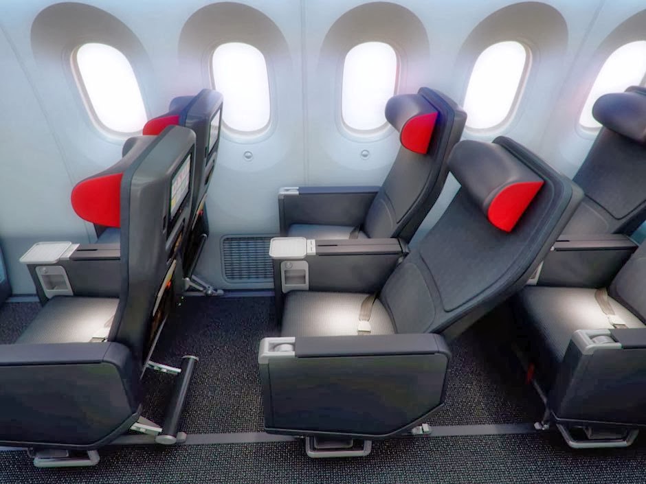 Air Canada revela como será la cabina de sus Boeing 787. - Aviación al Día