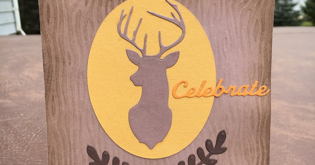 Cre8iveCindy: Manly Monday Deer Head Cards Part 2