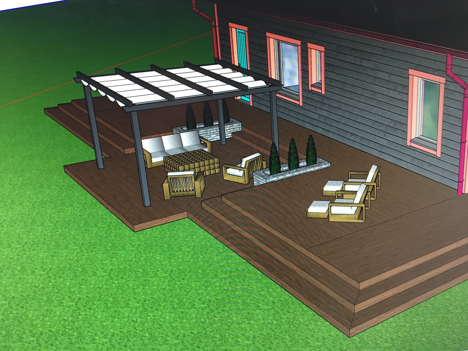 Terassin rakentaminen talon yhteyteen