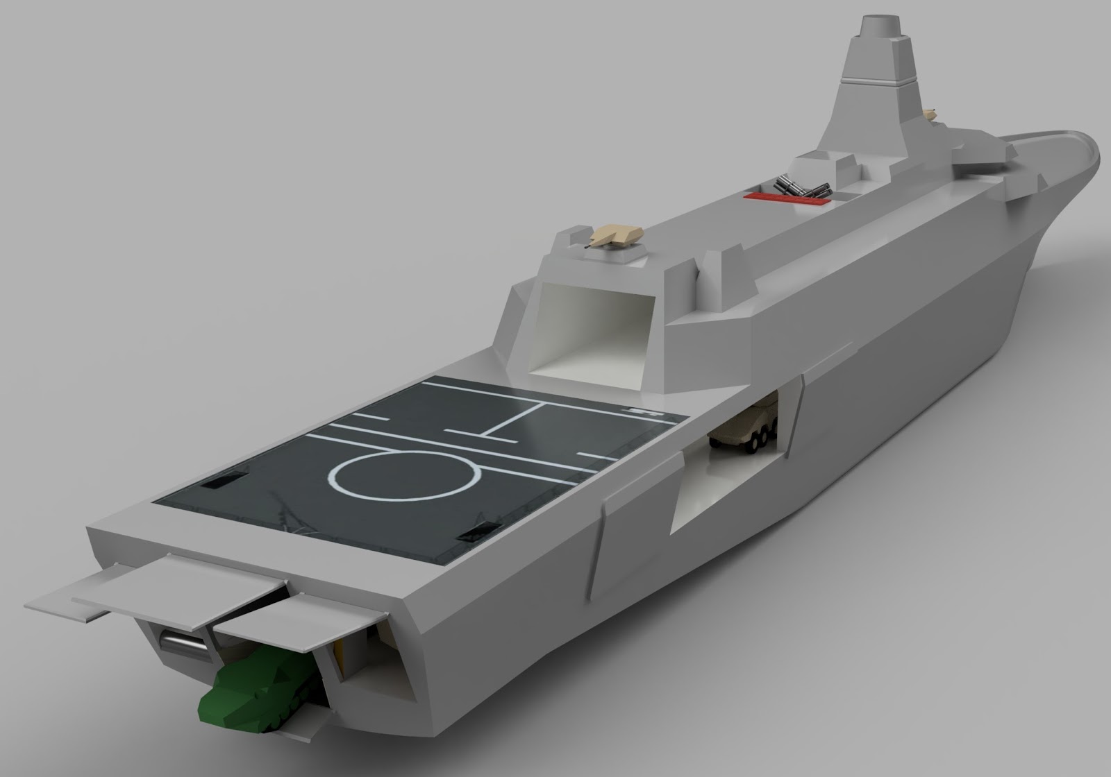 SNAFU!: Concept of an "Americanized" Absalon/Crossover type ship...by ...