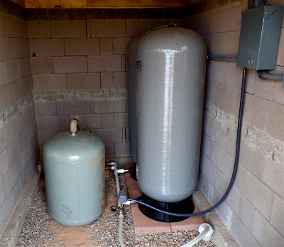 Alt. Build Blog: Building A Well House #6: Plumbing And Electrical