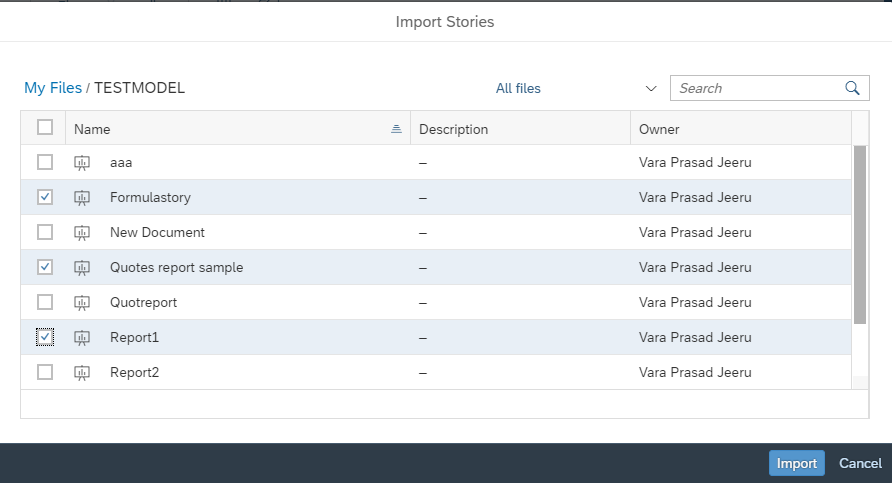 Creation of Digital Boardroom in SAC