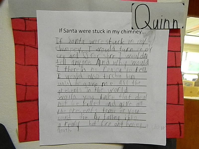 Polka-Dotty Place: If Santa were Stuck in My Chimney...