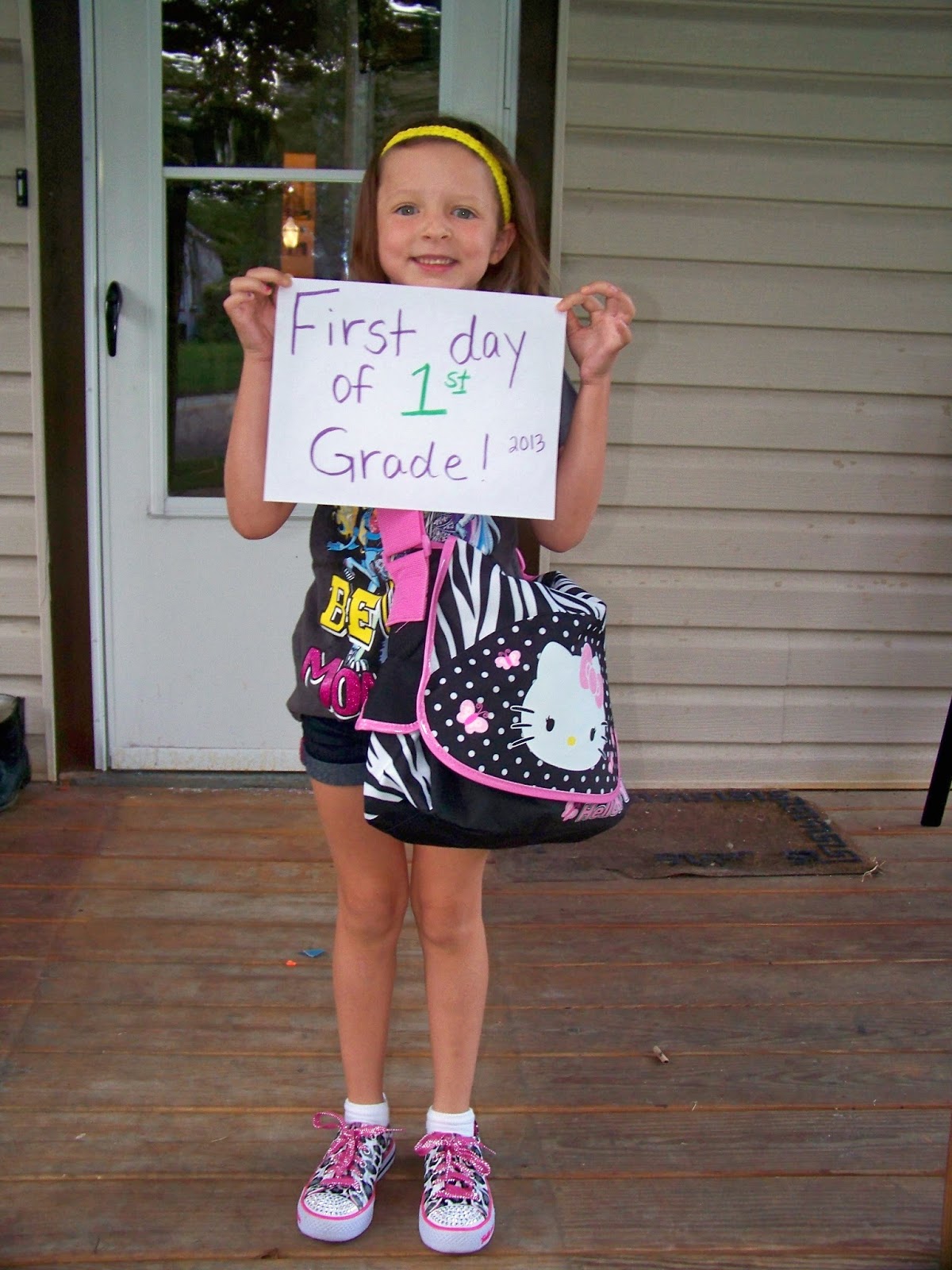 Madden Family: First day as 4th & 1st graders!!