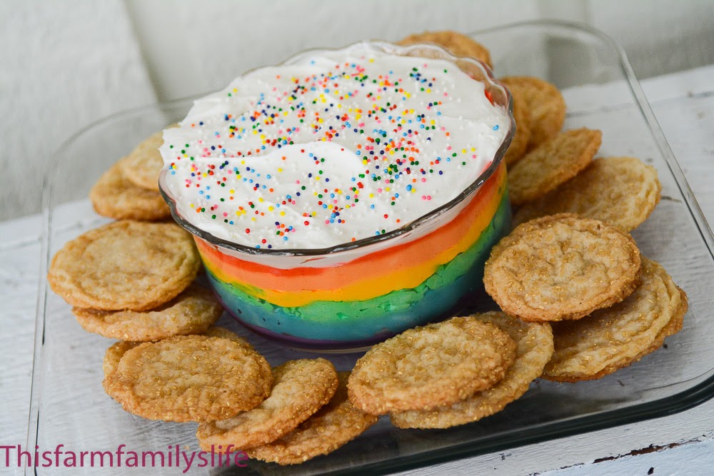 This Farm Family's Life: Rainbow Pudding Treat...