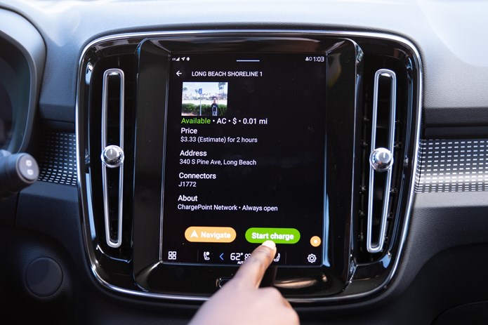 TomAuto.blog: Volvo adds Charge-Point EV charging app to Google ...