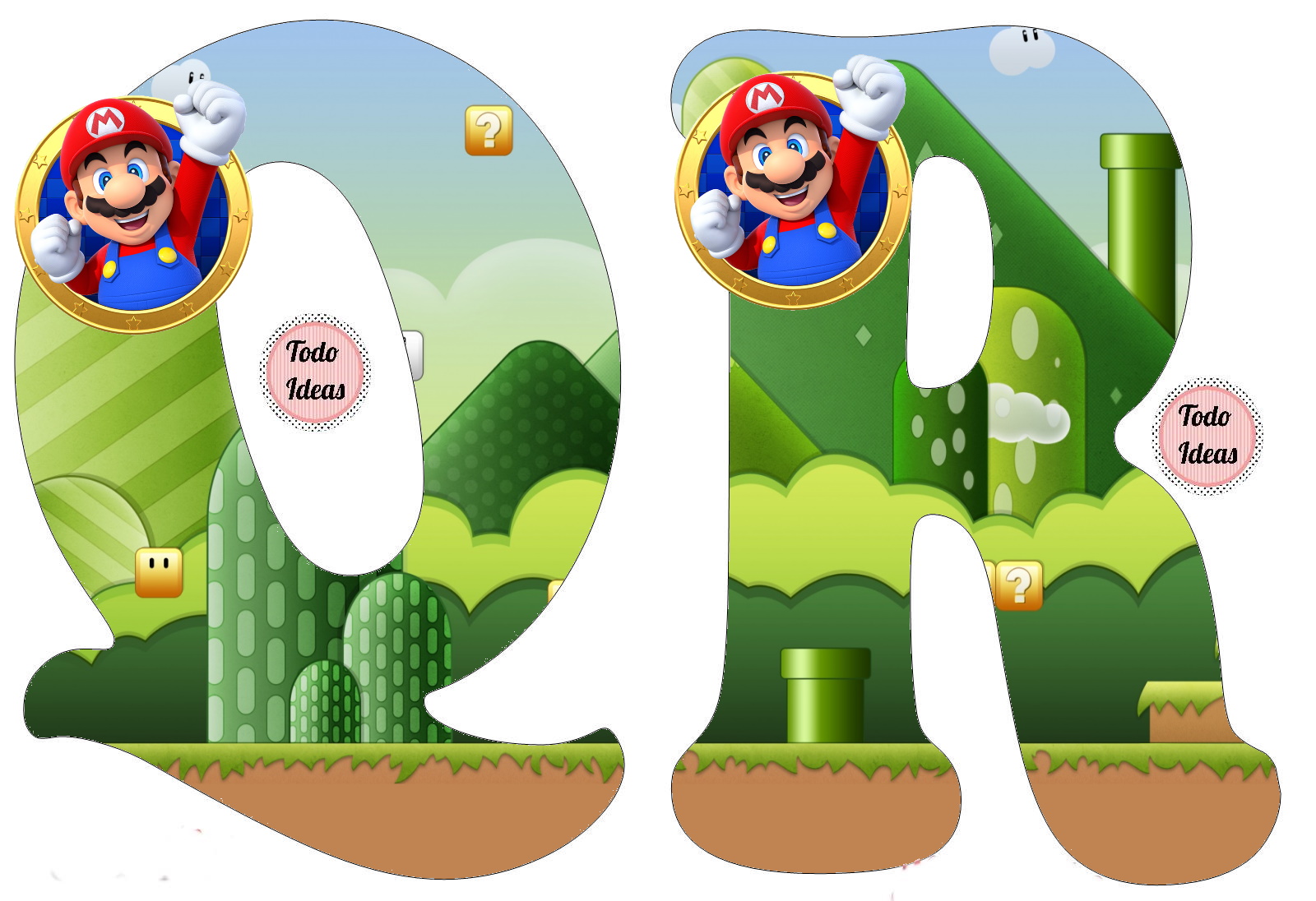 BLOG TODO IDEAS Y MAMI ES DIVERTIDA: ABECEDARIO MARIO BROS