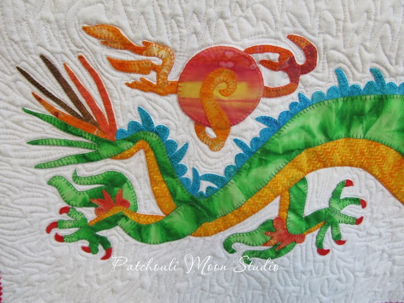 Patchouli Moon Studio: Chinese Dragon Quilt