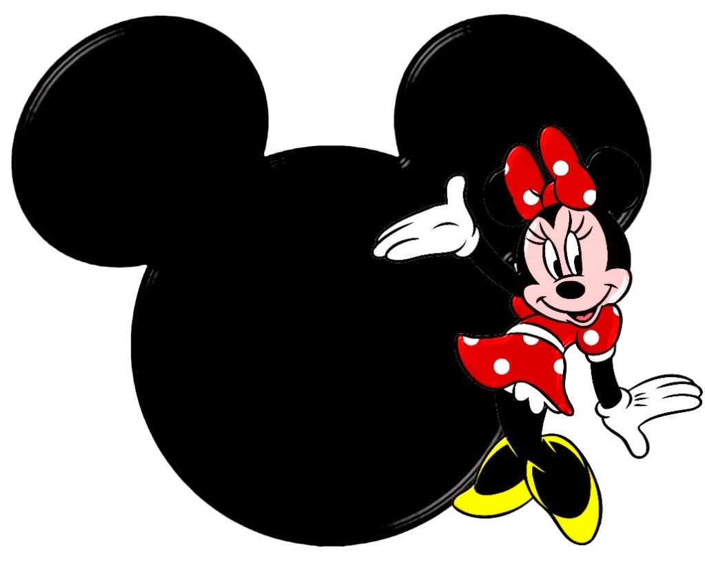Siluetas de la cabeza de Minnie con lindas ilustraciones. | Ideas y ...