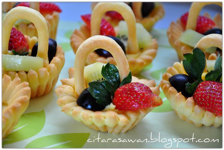 Puff Bakul Buah / Basket Fruits Puff ~ Resepi Terbaik