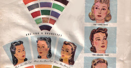1940's Beauty: The Best Colors for Your Type / Va-Voom Vintage ...