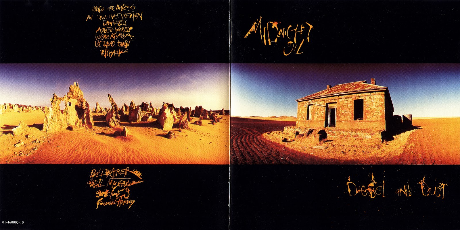 1987 Diesel And Dust - Midnight Oil - Rockronología