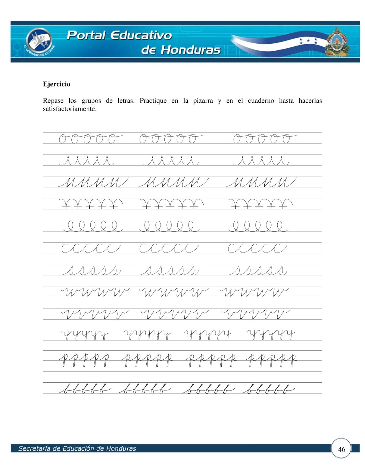 Escritura Inicial. - Atividades de Caligrafia